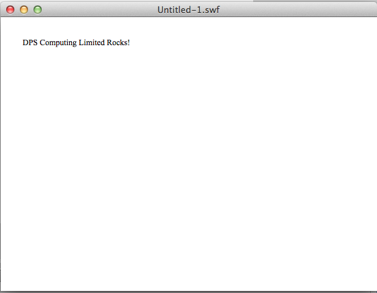 How To Format Text In Flash Using Actionscript 3 Dps Computing
